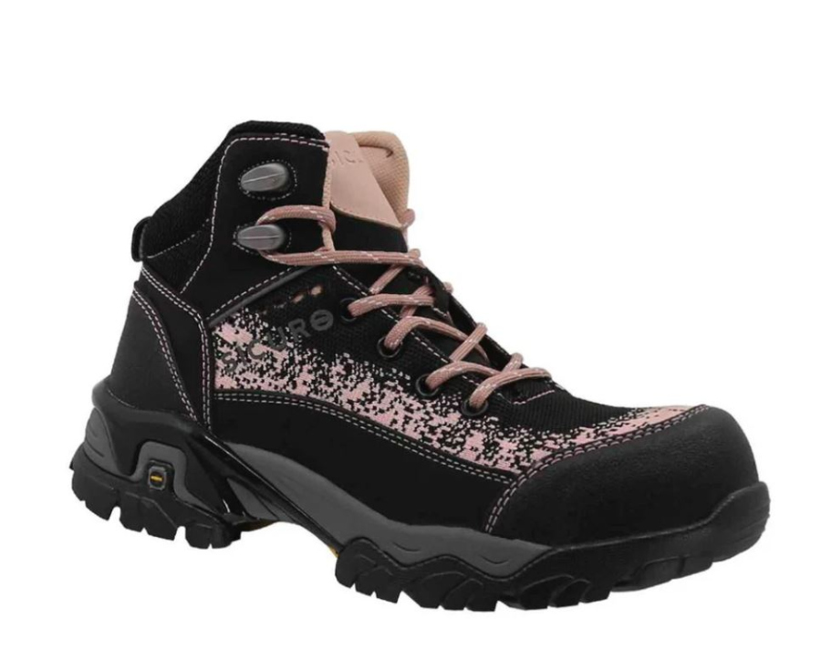 Zapato Tipo Borceguí Modelo Forte Rosa