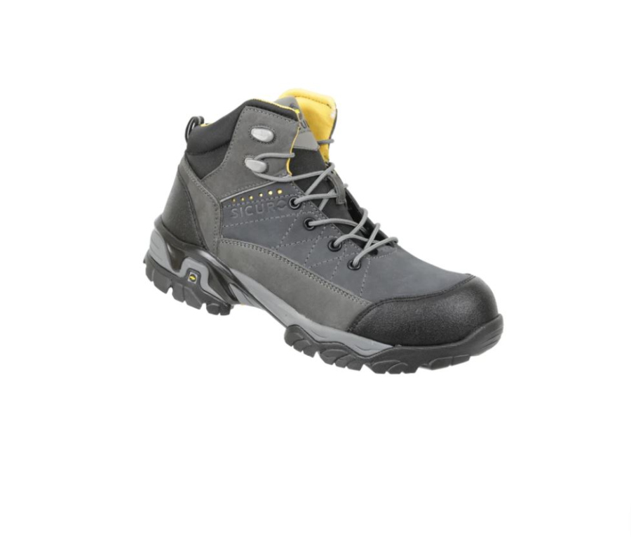 Zapato Tipo Borceguí Modelo Forte Gris